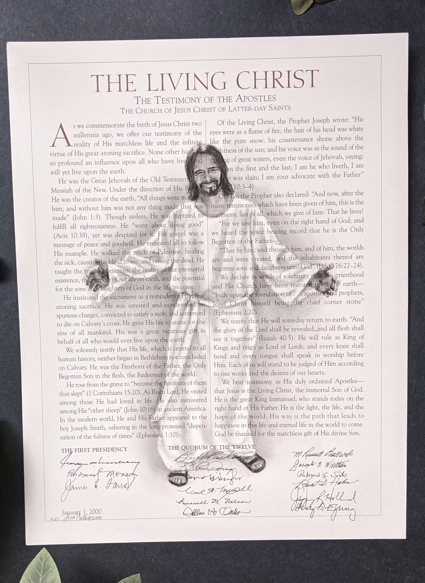 ORIGINAL - Living Christ #617 – Lena Phillips Art