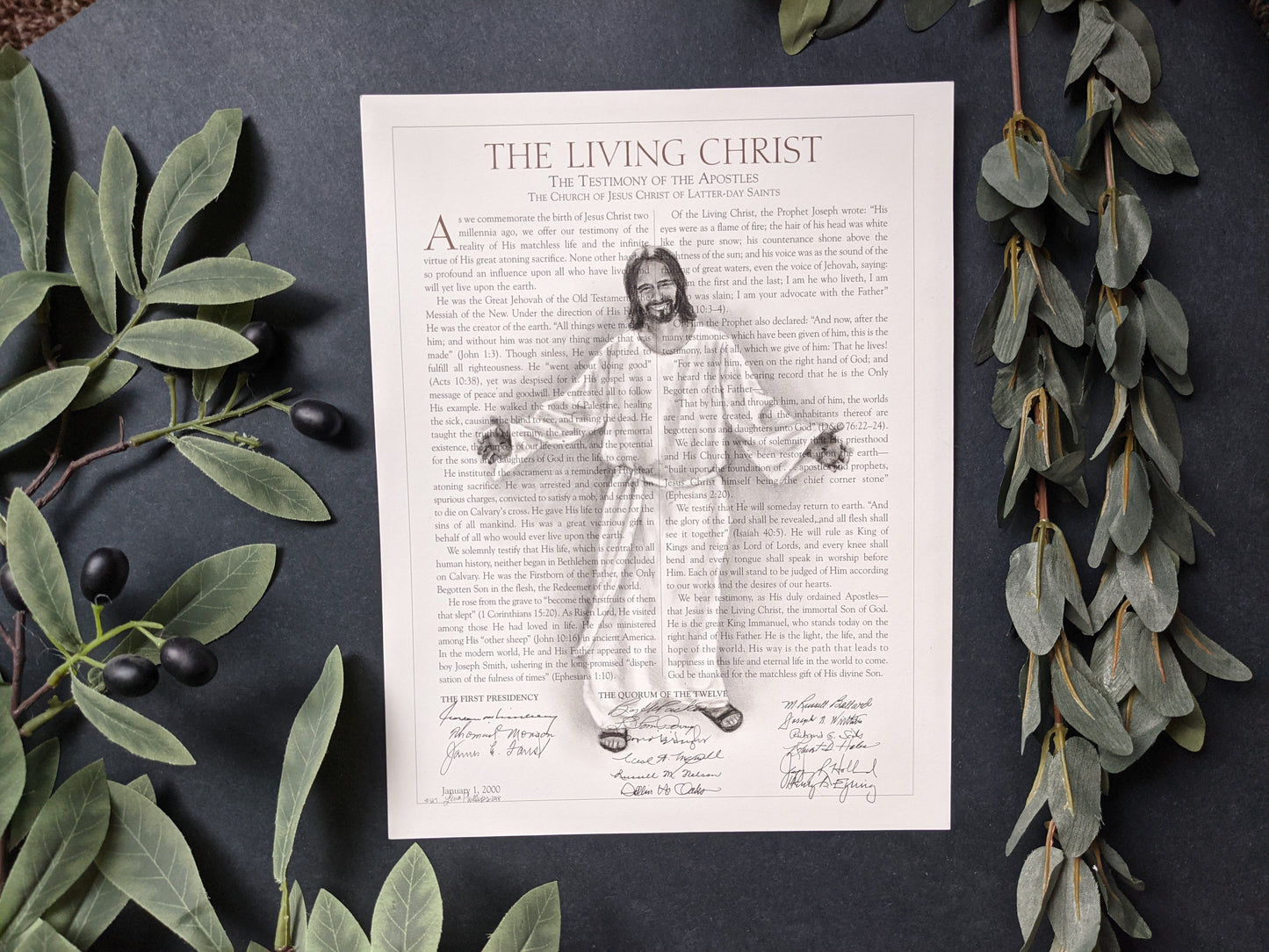 ORIGINAL - Living Christ #617 – Lena Phillips Art